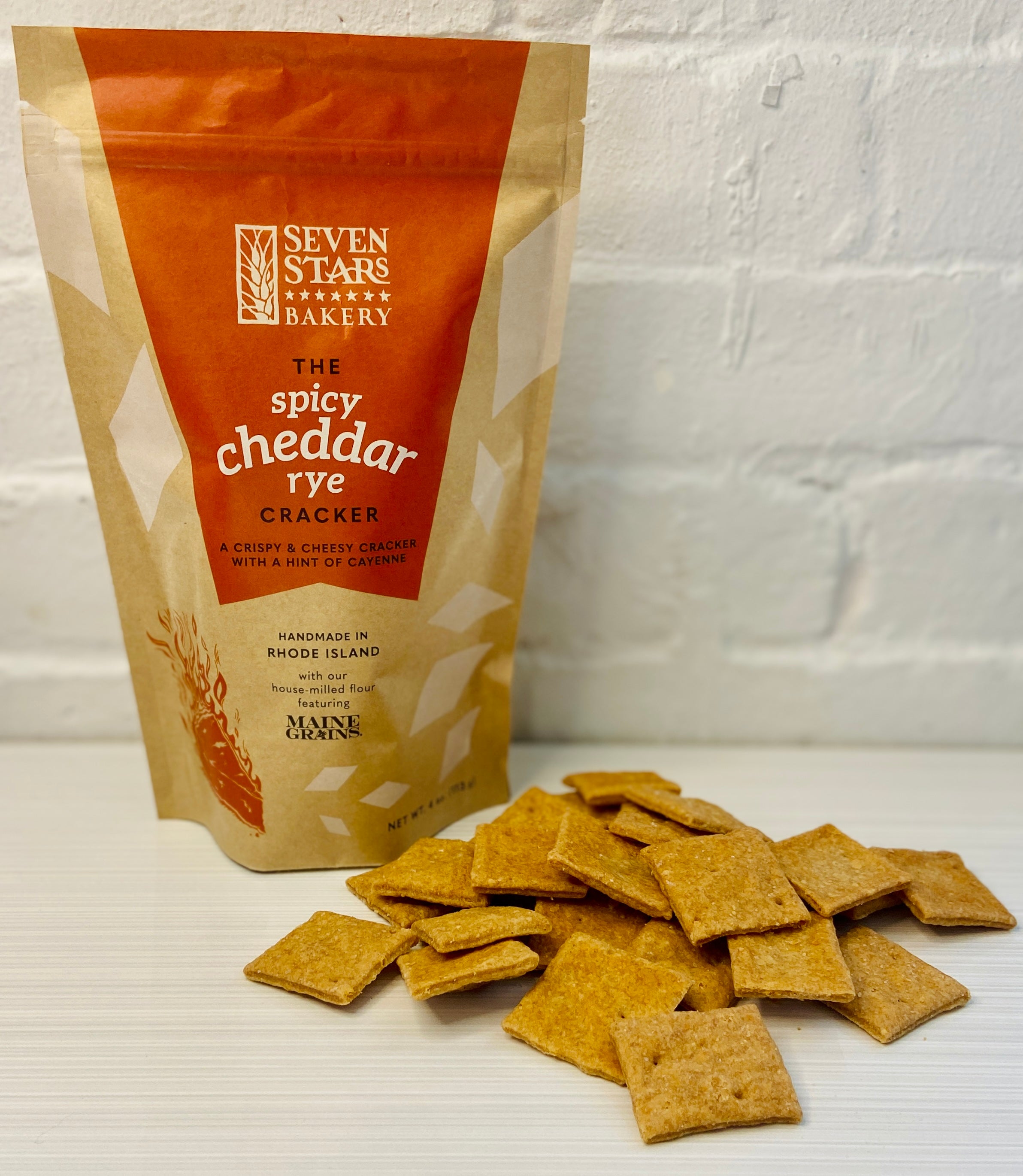 The spicy cheddar rye cracker – Seven Stars Bakery
